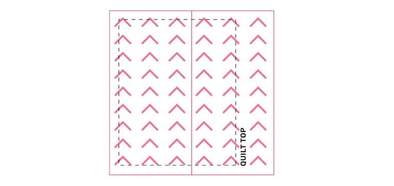 How to Piece a Quilt Backing + Quilt Backing Chart