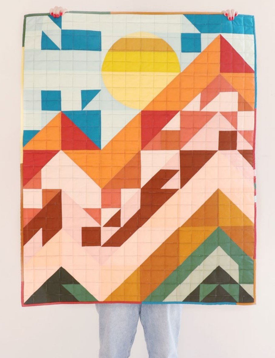 Inspiring Mountain Quilt Patterns to Bring the Outdoors In | Designed ...