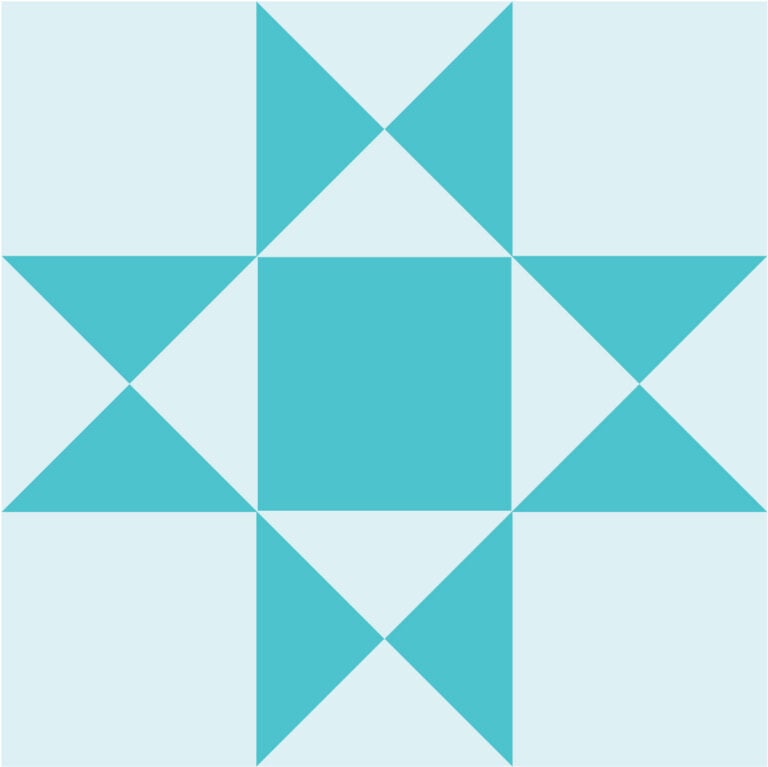 The Ohio Star Quilt Pattern - The Shining Modern Classic