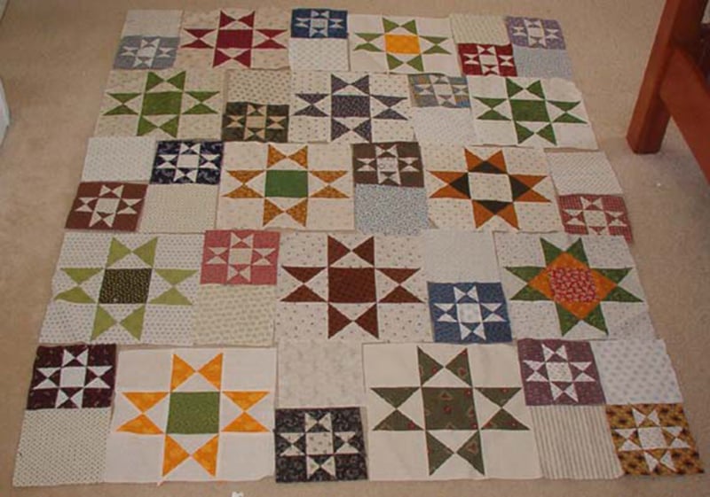 The Ohio Star Quilt Pattern - The Shining Modern Classic