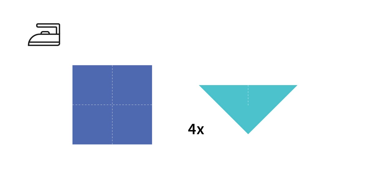 How To Make A Square in a Square Quilt Block | Designed to Quilt