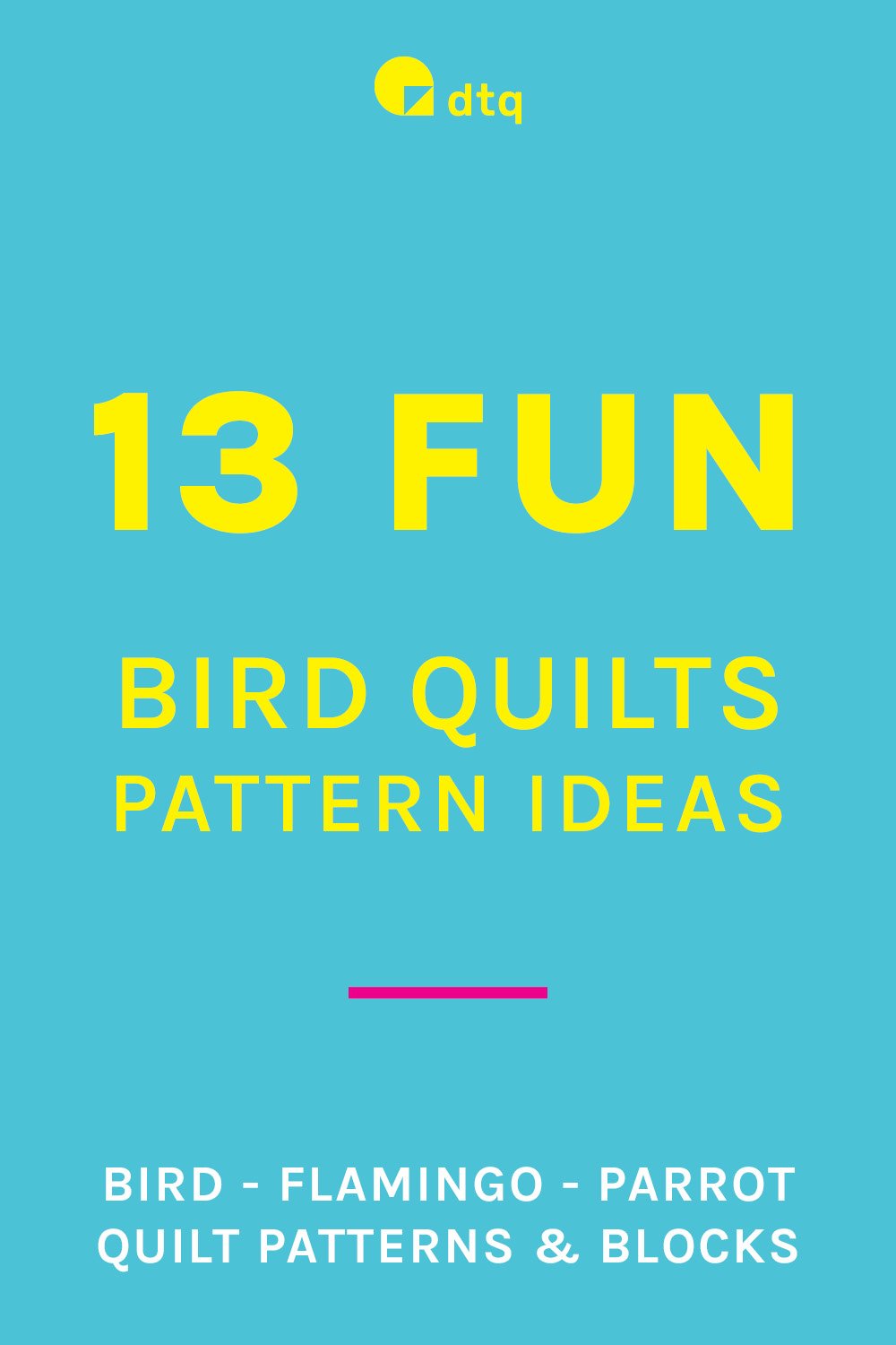 13 Bird Quilt Patterns (Flamingo Quilts Included) | Designed to Quilt