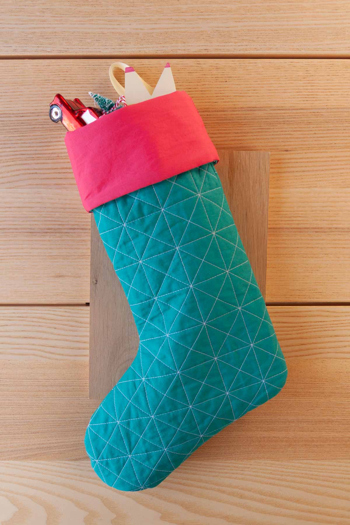 Free Last-Minute Quilted Christmas Stockings Pattern
