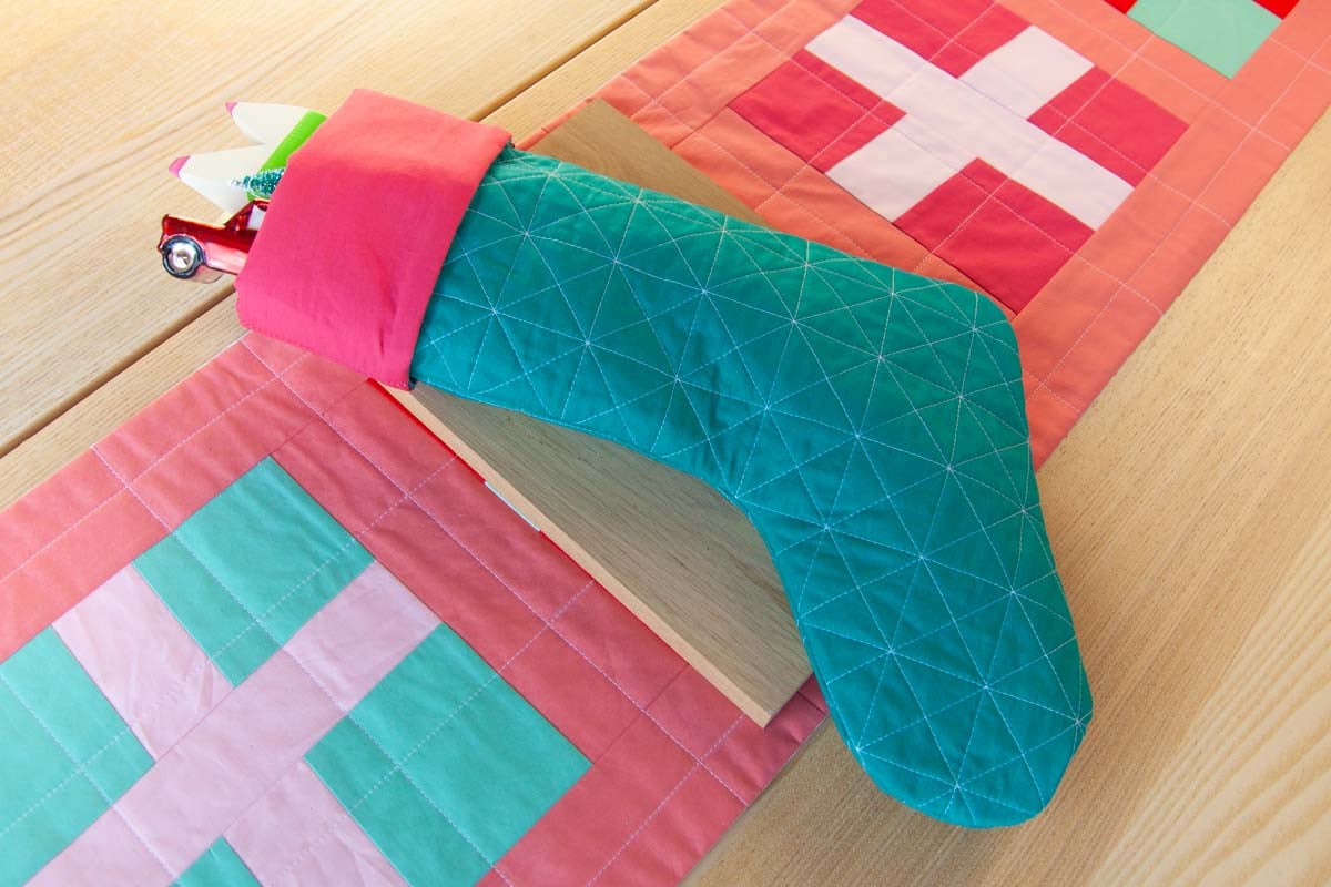 Free Last-Minute Quilted Christmas Stockings Pattern