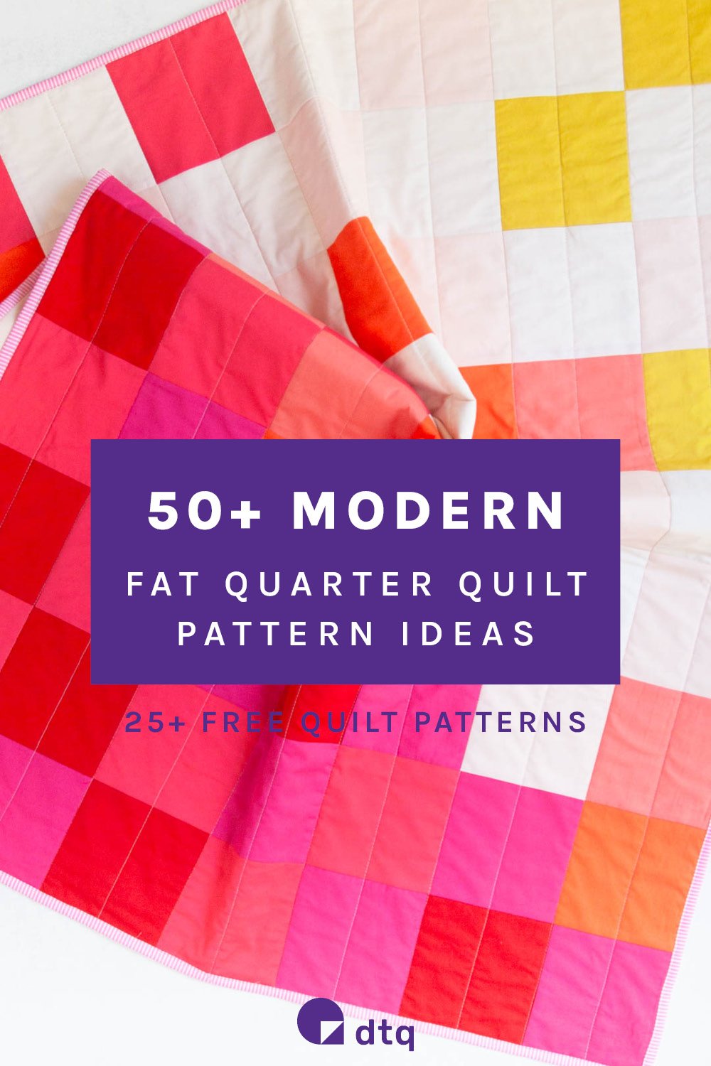 50+ Best Fat Quarter Quilt Patterns + Free FQ Patterns