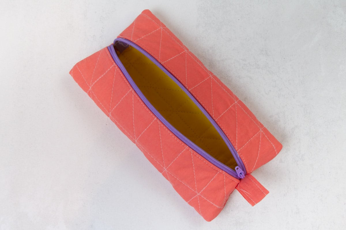 Free DIY Pencil Case Pattern | Make a Quilted Pencil Case! | Designed ...