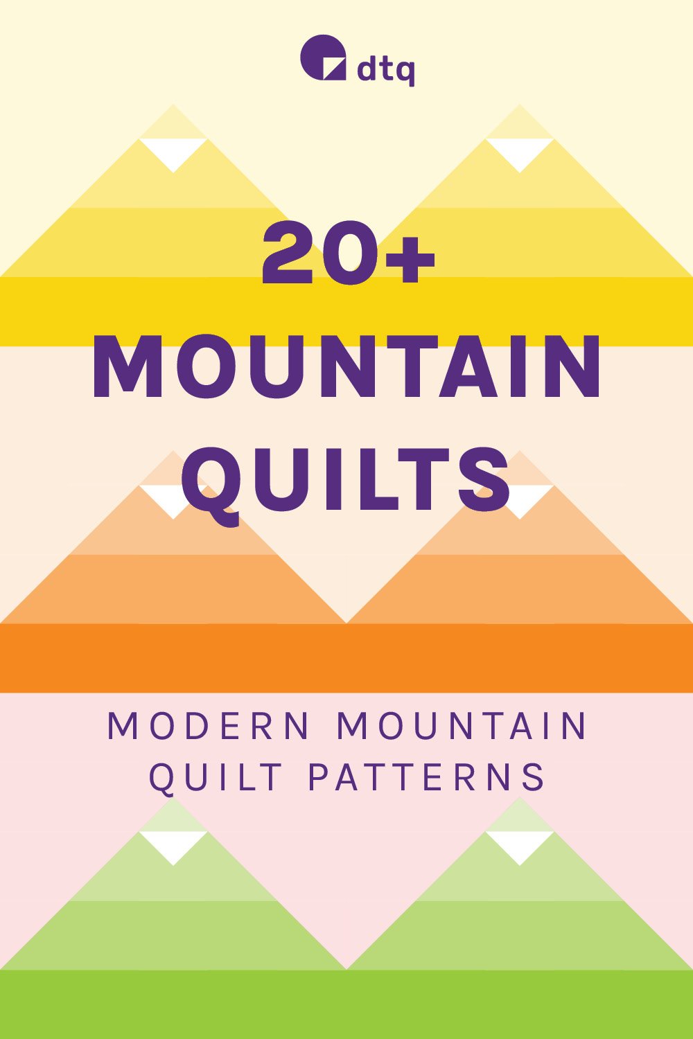 20+ Inspiring Mountain Quilt Patterns
