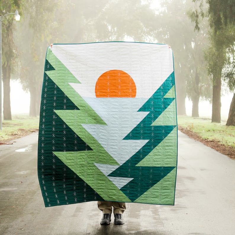 20+ Inspiring Mountain Quilt Patterns