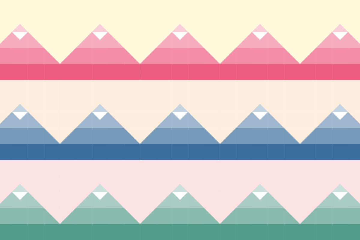 20+ Inspiring Mountain Quilt Patterns