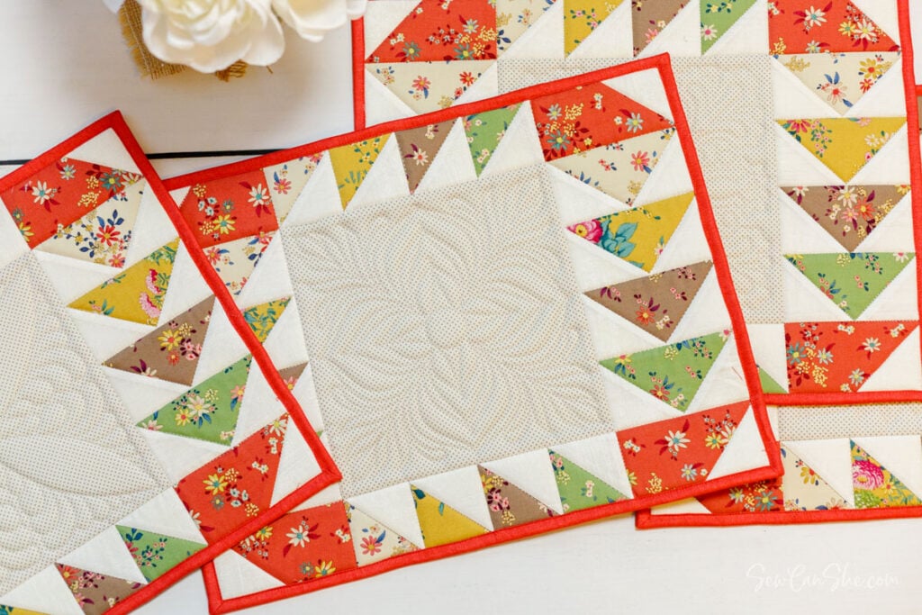 20+ Easy DIY Quilted Placemats to Make in a Day