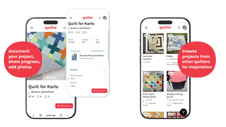Quiltie - Free Quilting Community App